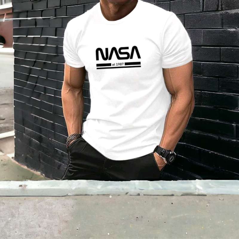 Mens NASA white shirt | FASH | Women's Clothing | Men's Clothing ...