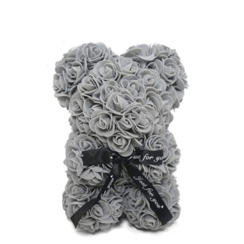 Grey rose teddy gift | FASH | Women's Clothing | Men's Clothing | Gifts ...